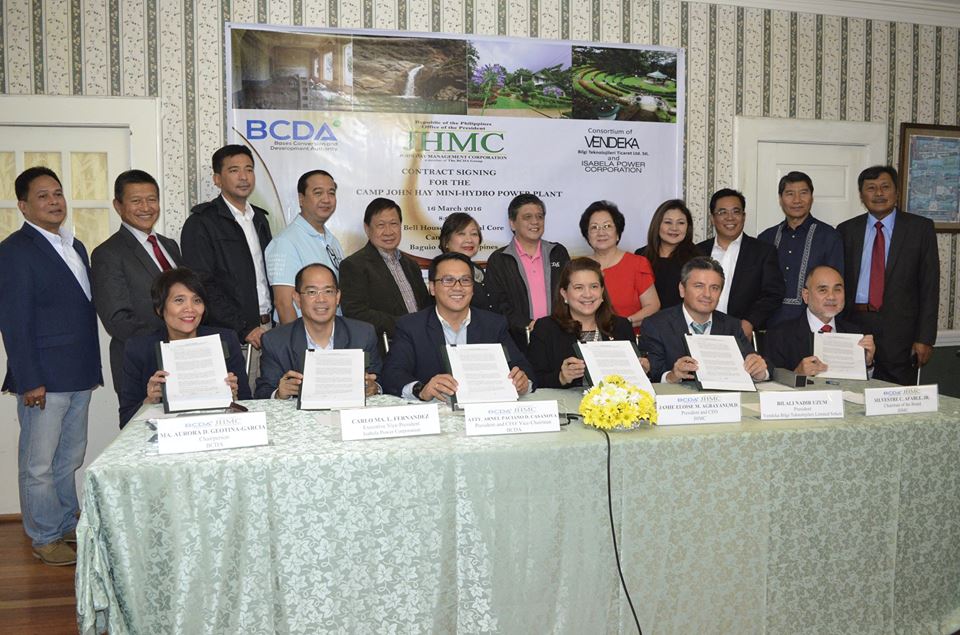 Lease contract signed Century Old Mini Hydro Power Plant of the Americans in John Hay to Produce ...