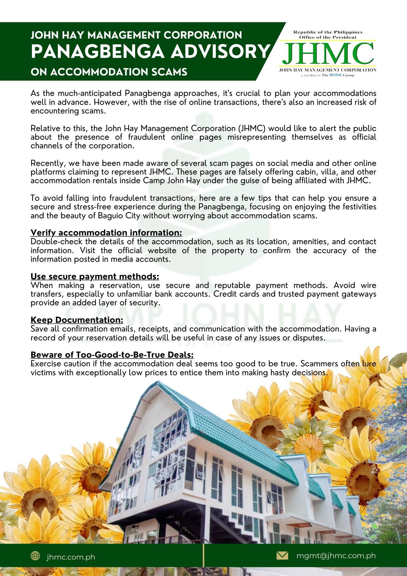 Contact Us | John Hay Management Corporation