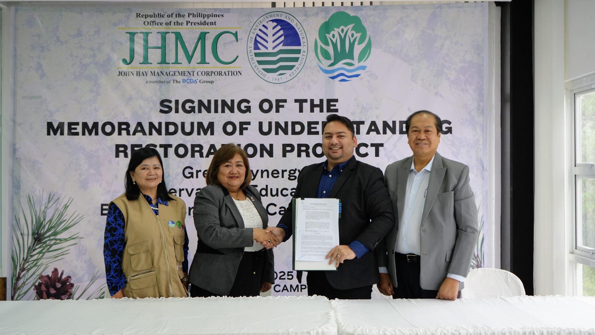 JHMC, ERDB Seal Environmental Pact; JHMC BOD Eyes New Stewardship Committee | John Hay ...